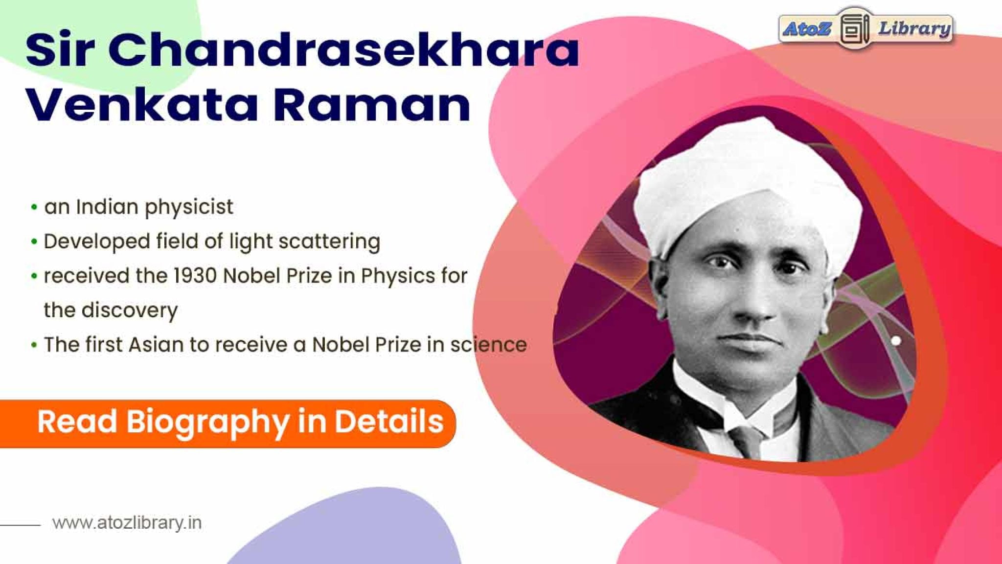 CV Raman biography: The First Asian Who Received Nobel Prize in Science ...