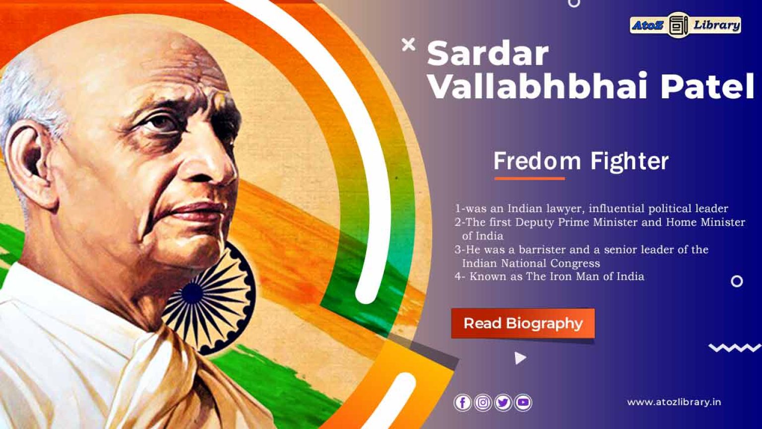Biography Sardar Vallabhbhai Patel: The Powerful Journey of Leadership ...