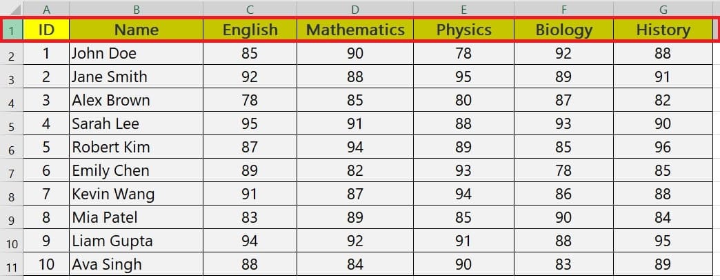 Learn How to Freeze a Row in Excel To Lock The First Line - AtoZ ...