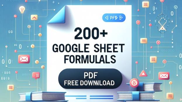 Most Essential Google Sheet Formula List From Beginner to Pro With PDF ...